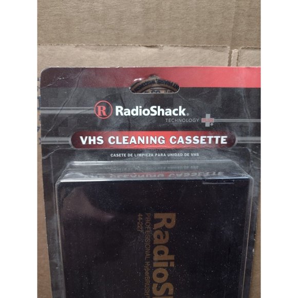 RadioShack | Media | Radioshack Vhscleaning Cassette Vcr Head Cleaning ...